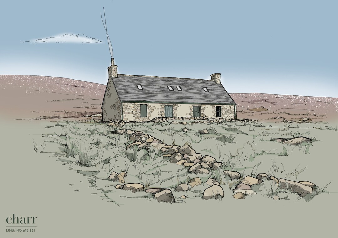 Charr Bothy Print - Etsy