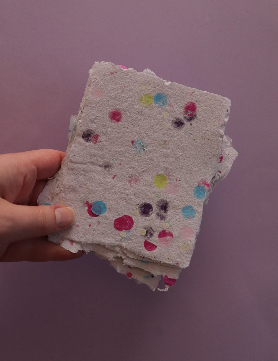 Crafted Paper 10 Sheets of Handmade Paper for - Etsy