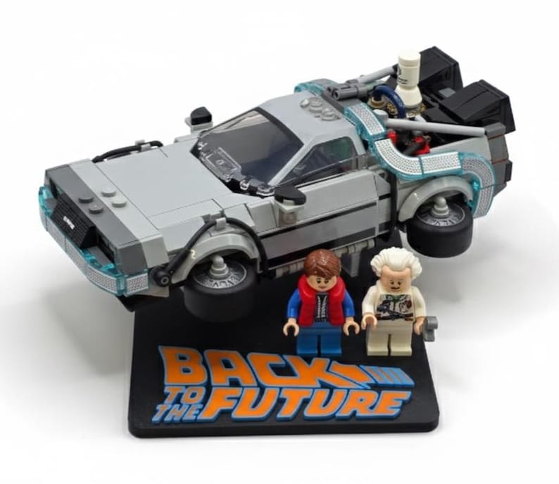 Back to the Future Themed Display Stand to Fit LEGO Delorean Speed ...