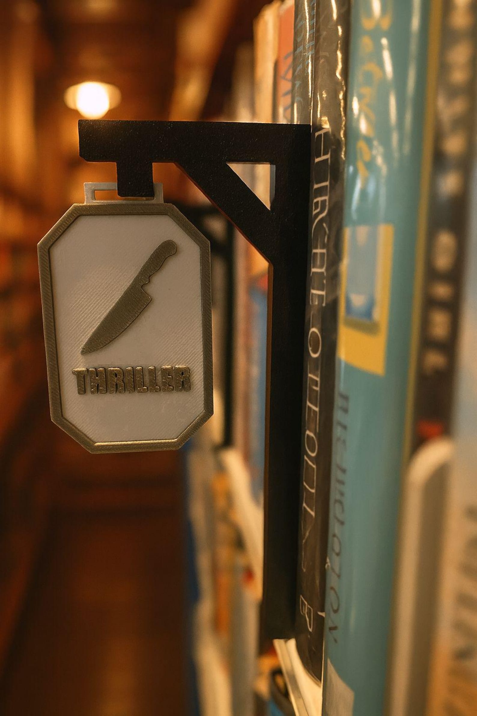 Bookshelf Genre Divider Signs - Customisable Library Organisers - Book ...