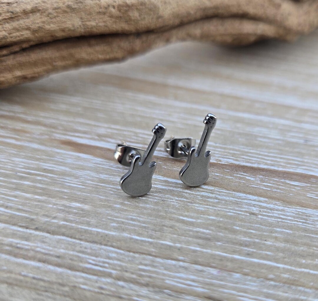Guitar Earrings. CHOOSE YOUR COLOR. Gifts for Her, Anniversary ...