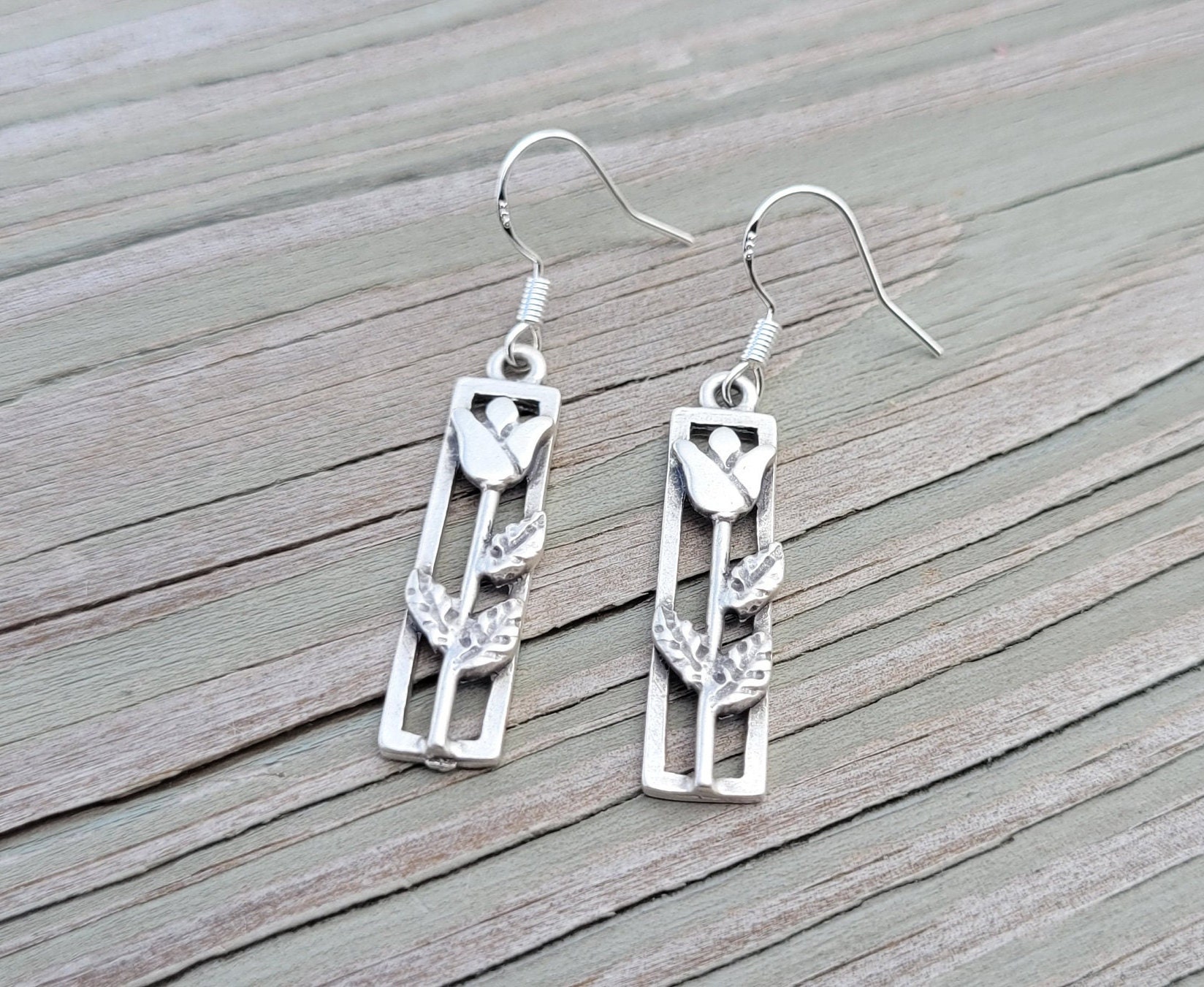 Tulip Earrings. Gifts for Her, Anniversary, Birthday, Bridesmaids ...
