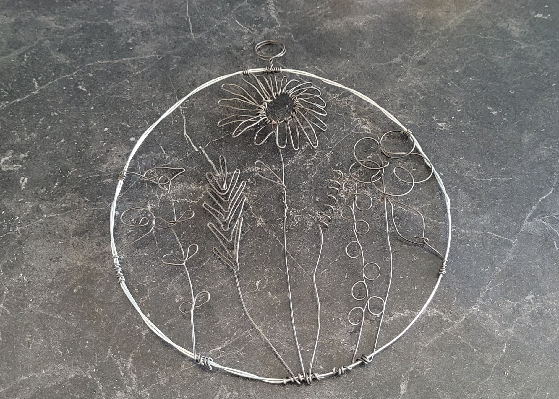 Wire Flower Wreath. Gifts for Her, Gifts for Women, Mom, Anniversary ...