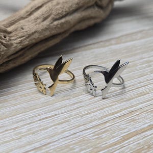 Hummingbird Ring, Adjustable. Gifts for Her, Anniversary, Birthday ...