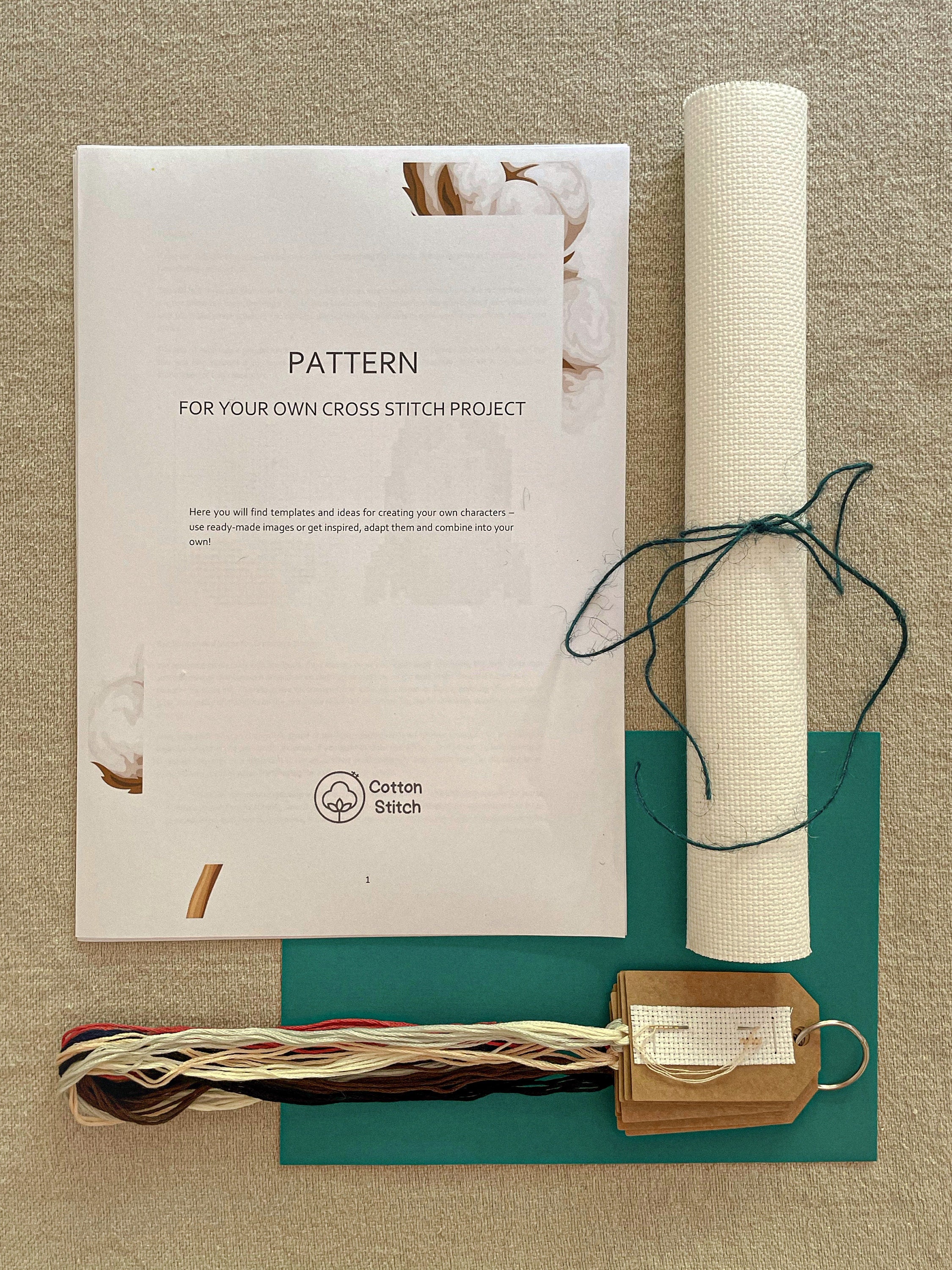 Kit to Create Your Own Cross Stitch Pattern From a Set of Templates ...