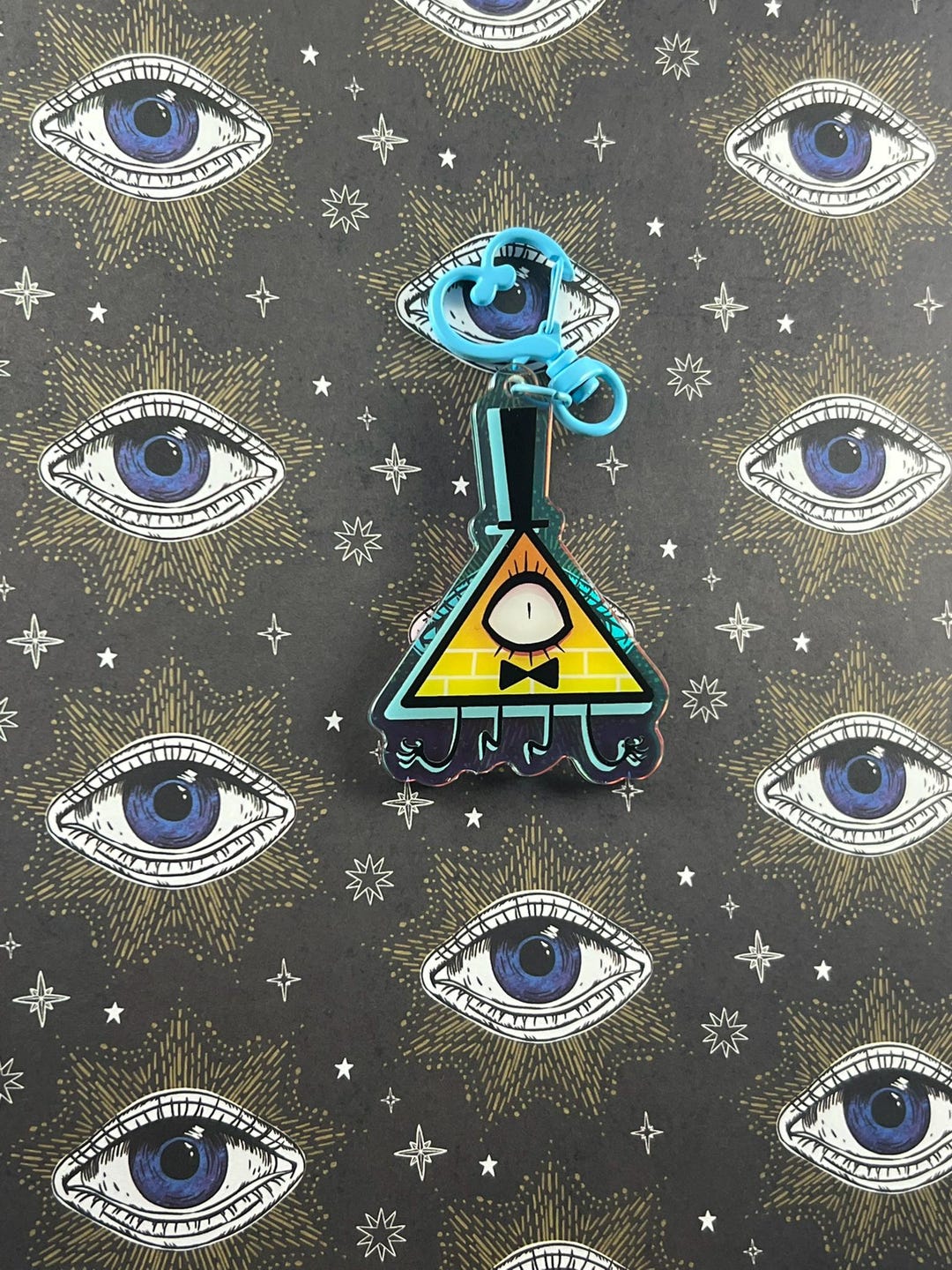 Bill Cipher Holo Acrylic Keychain - Etsy