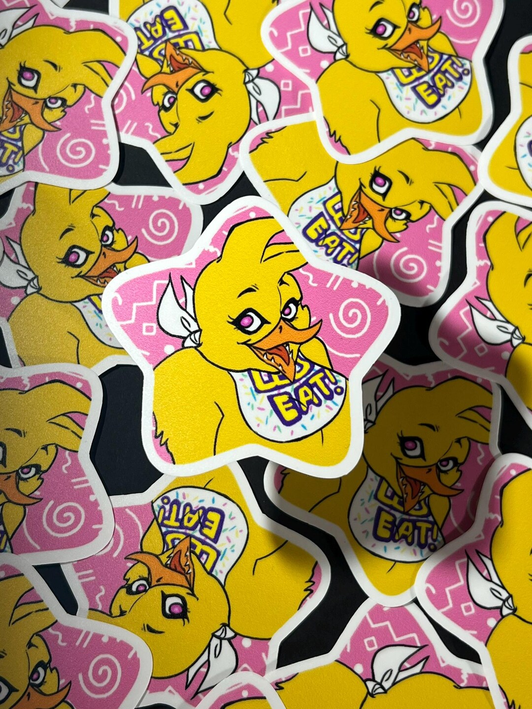 Chica FNAF Star Sticker - Etsy