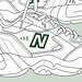 NEW BALANCE Trainers/sneakers Art Illustration Digital Print - Etsy