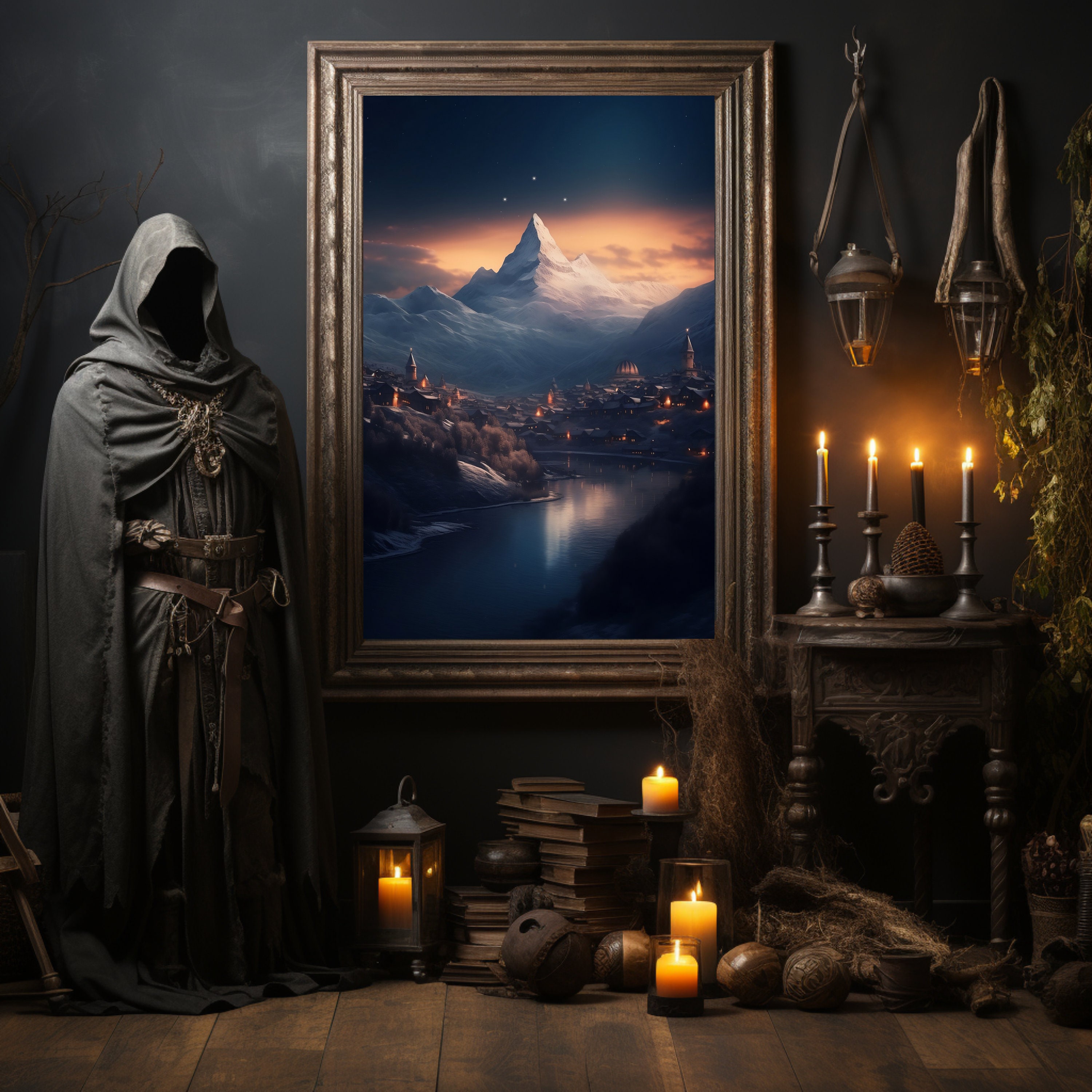 Digital Download Acotar Velaris Landscape Reflections City of Light ...