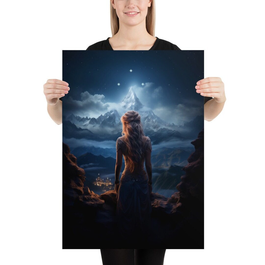 Acotar Poster Feyre Rhysand Velaris Night Court Wallart Matte Paper ...