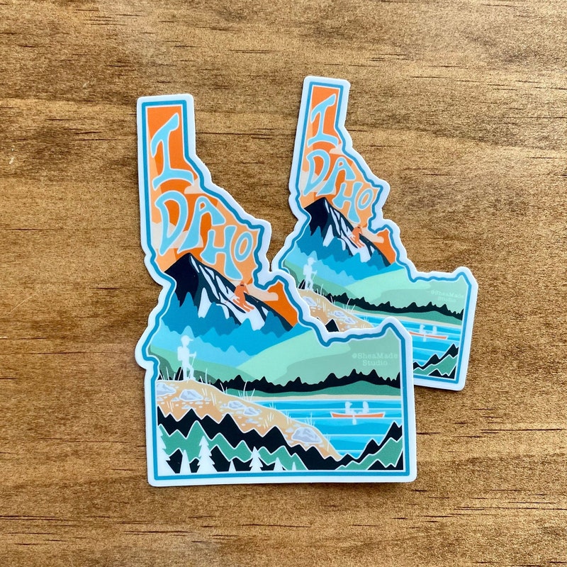 Idaho Stickers - Etsy