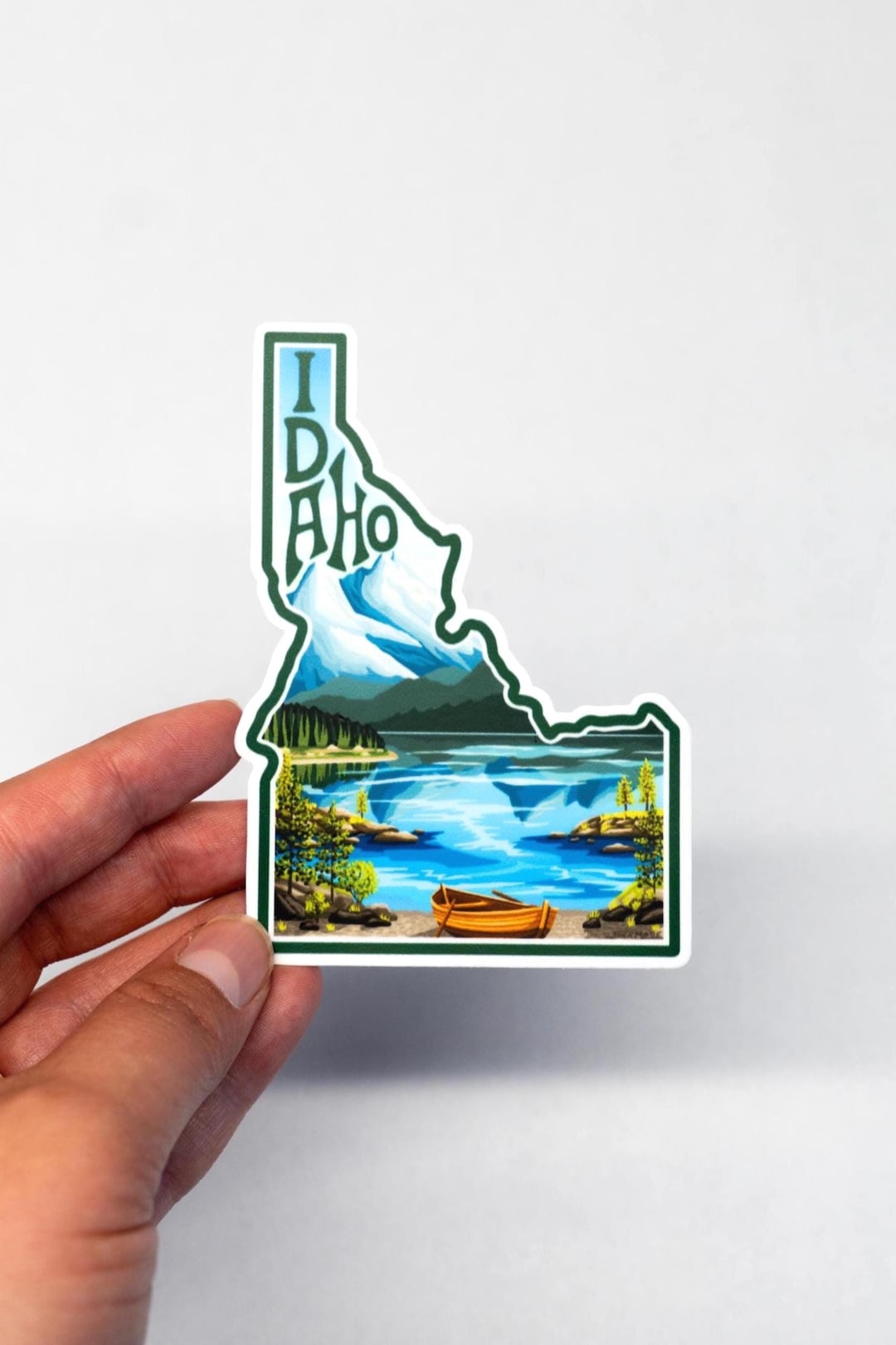 Idaho Sticker 4" | Hand-drawn State Sticker, Idaho Decal, Waterproof ...