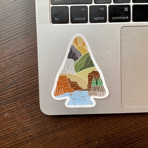 National Park Sticker Arrowhead, Outdoor Lover, Outdoorsy Gift, Nature ...