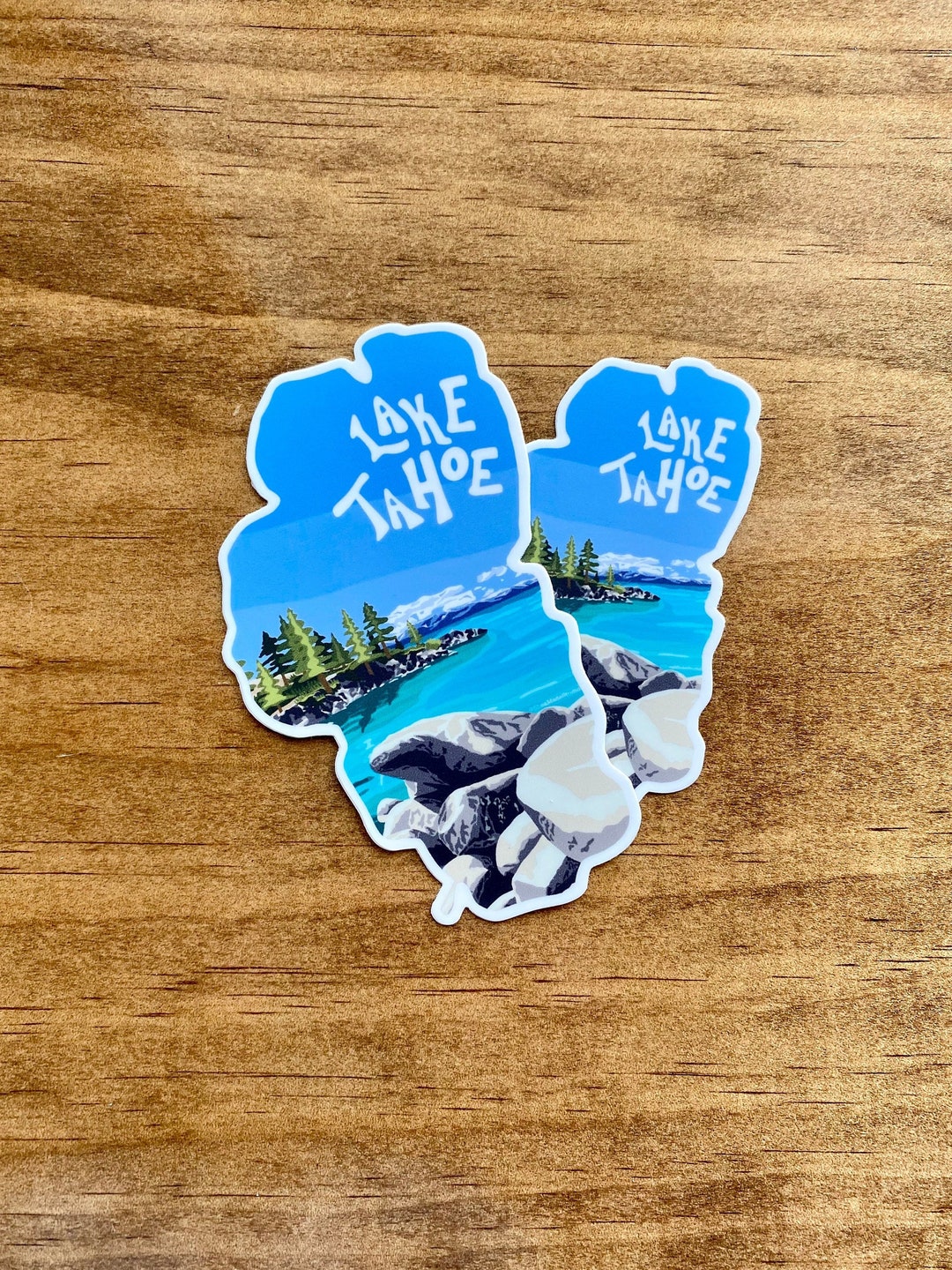 Lake Tahoe Sticker | Tahoe Sticker, California, Nevada, Travel Sticker ...