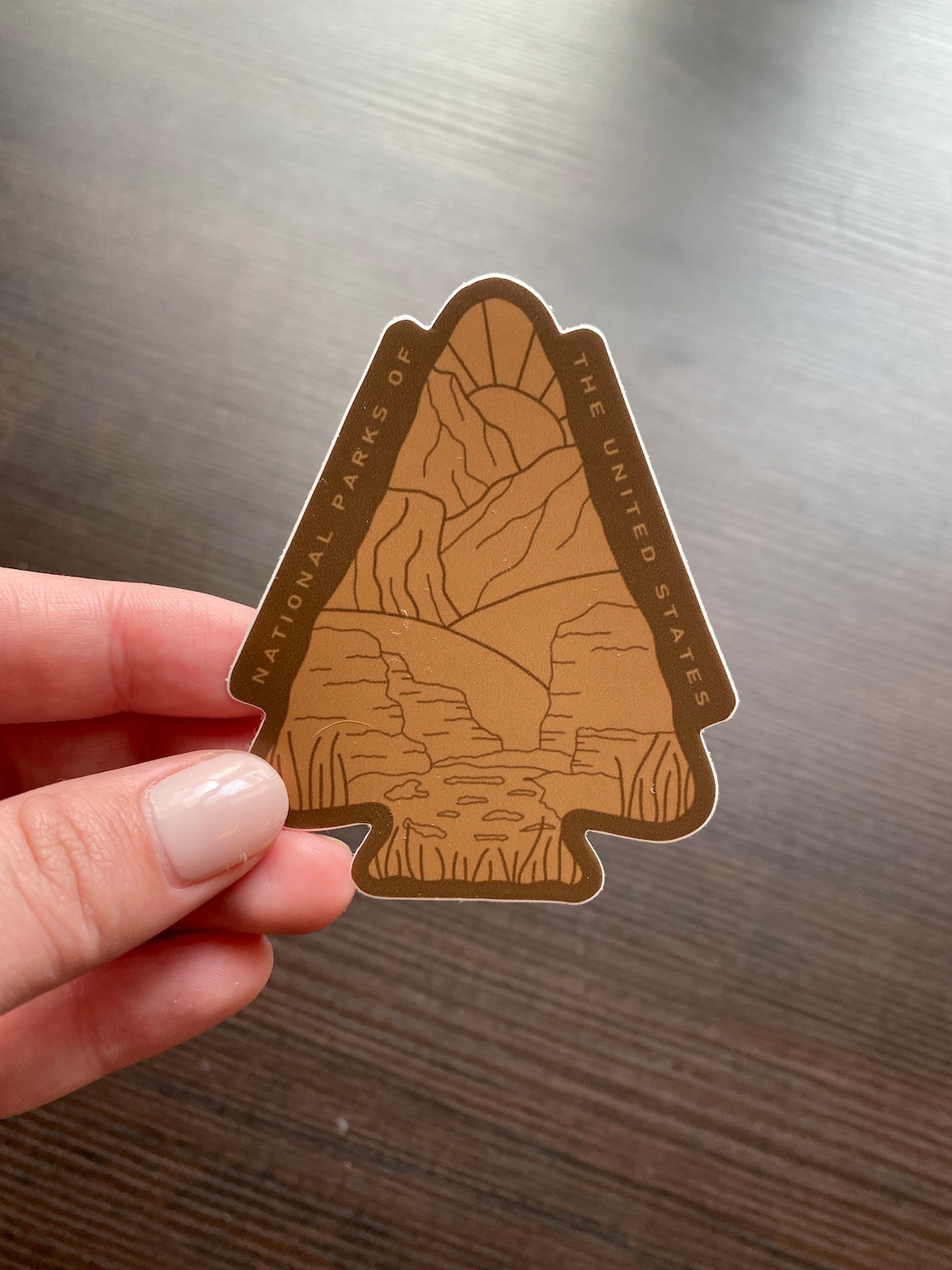 National Parks of the US Sticker Arrowhead, Outdoor Lover, Outdoorsy ...