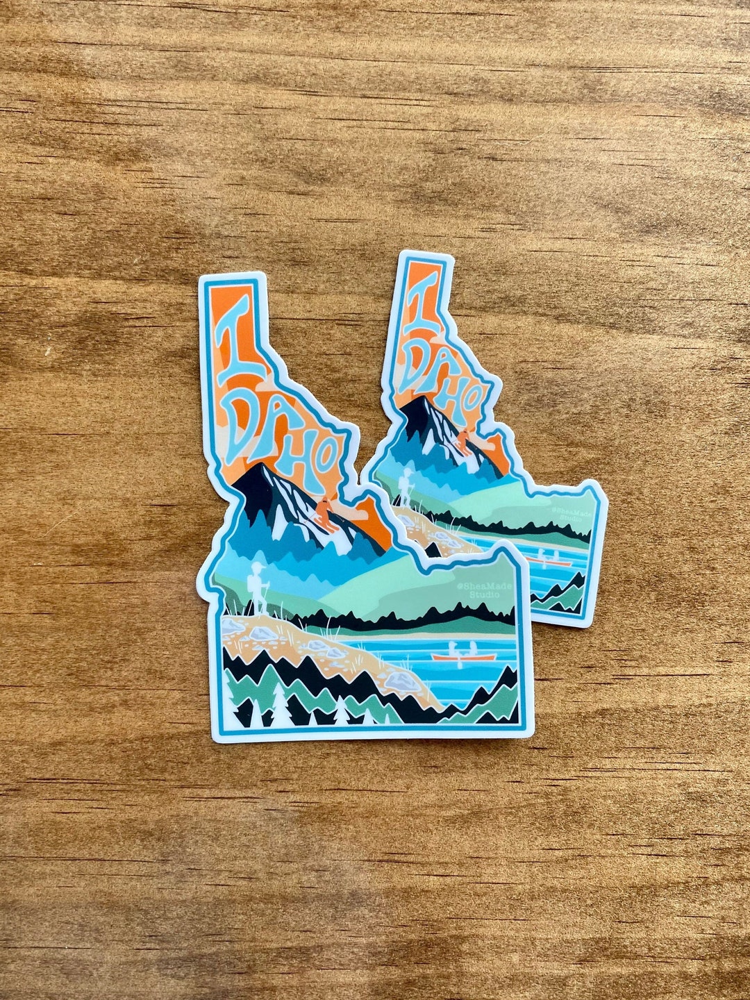 Idaho Sticker | ID State Sticker, Idaho Decal, Waterproof Sticker, Car ...