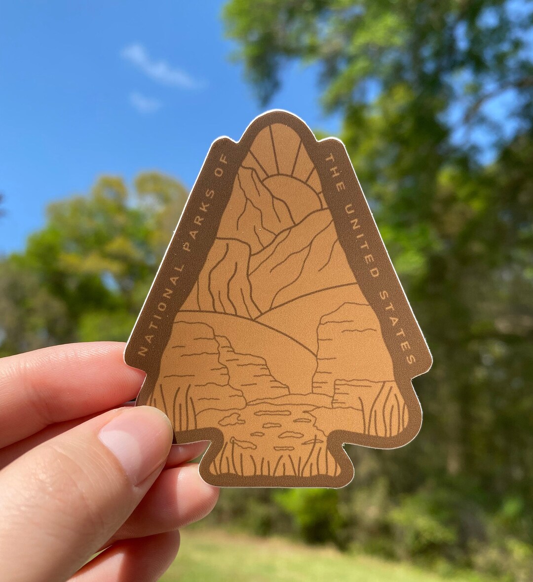 National Parks of the US Sticker Arrowhead, Outdoor Lover, Outdoorsy ...