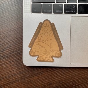 National Parks of the US Sticker Arrowhead, Outdoor Lover, Outdoorsy ...