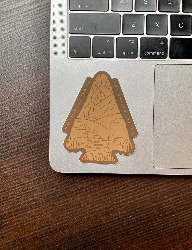 National Parks of the US Sticker Arrowhead, Outdoor Lover, Outdoorsy ...