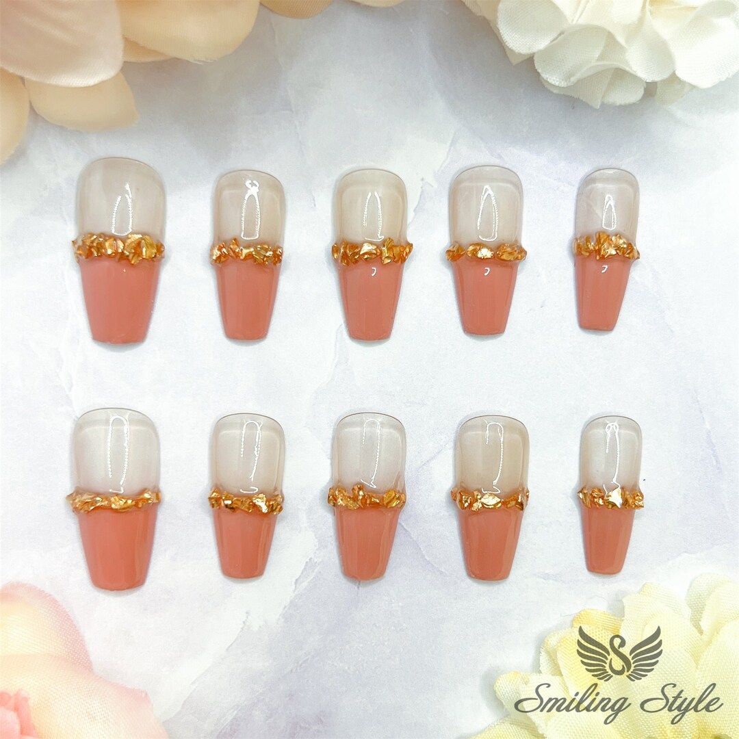 French Little Red Riding Hood Press on Nails by SMILINGSTYLE | Luxury ...