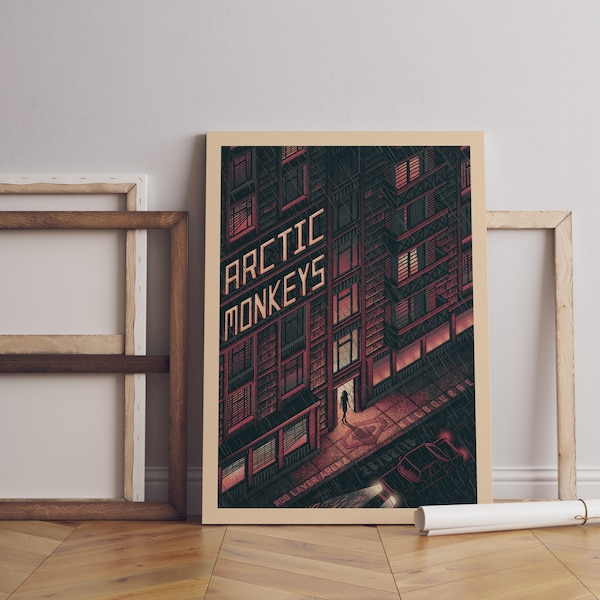 Arctic Monkeys Vintage Poster - Etsy