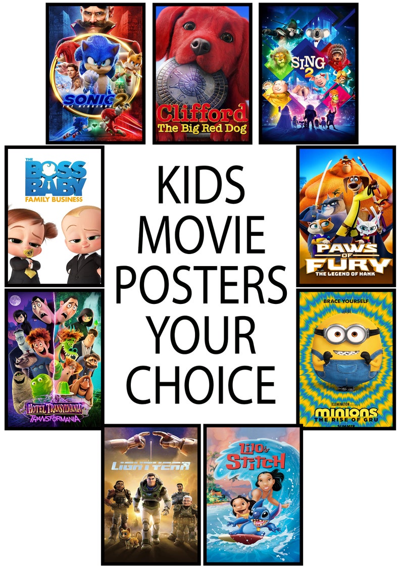 Movie Posters | Kids Choice | Custom Movie Posters | Choose Your Own ...