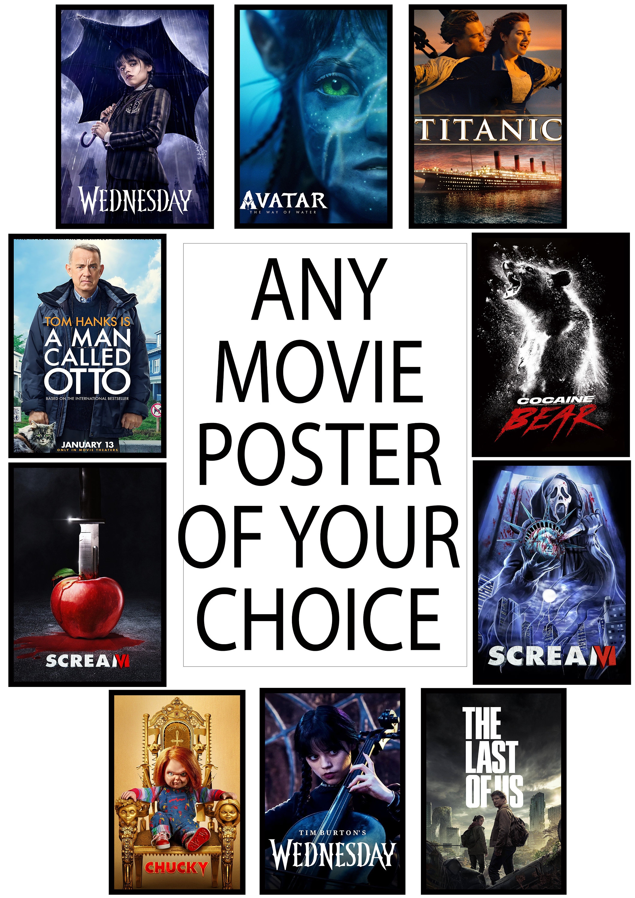 Movie Posters | Custom Movie Posters | Choose Your Own Movie/film ...
