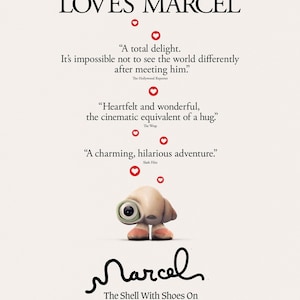 Marcel the Shell With Shoes on Kids Cartoon Movie Unframed Print | 459 ...