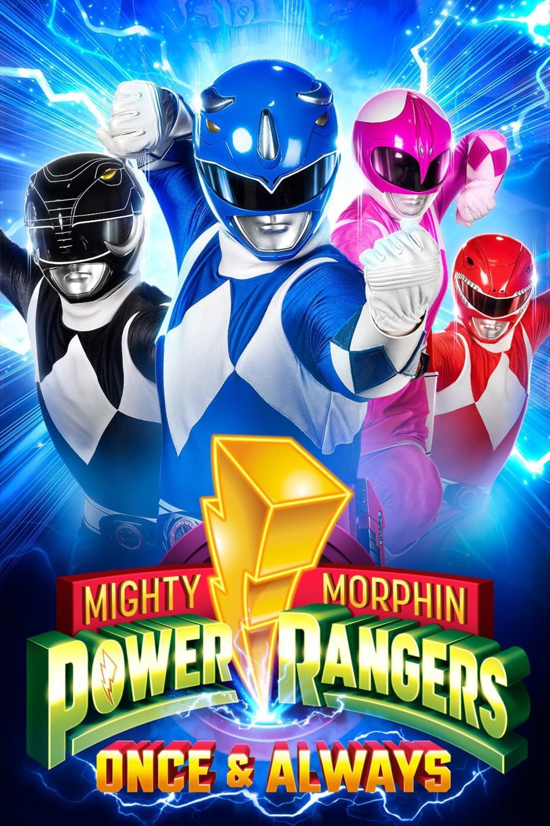 Mighty Morphin Power Rangers Poster Kids Cartoon Movie Unframed Print ...