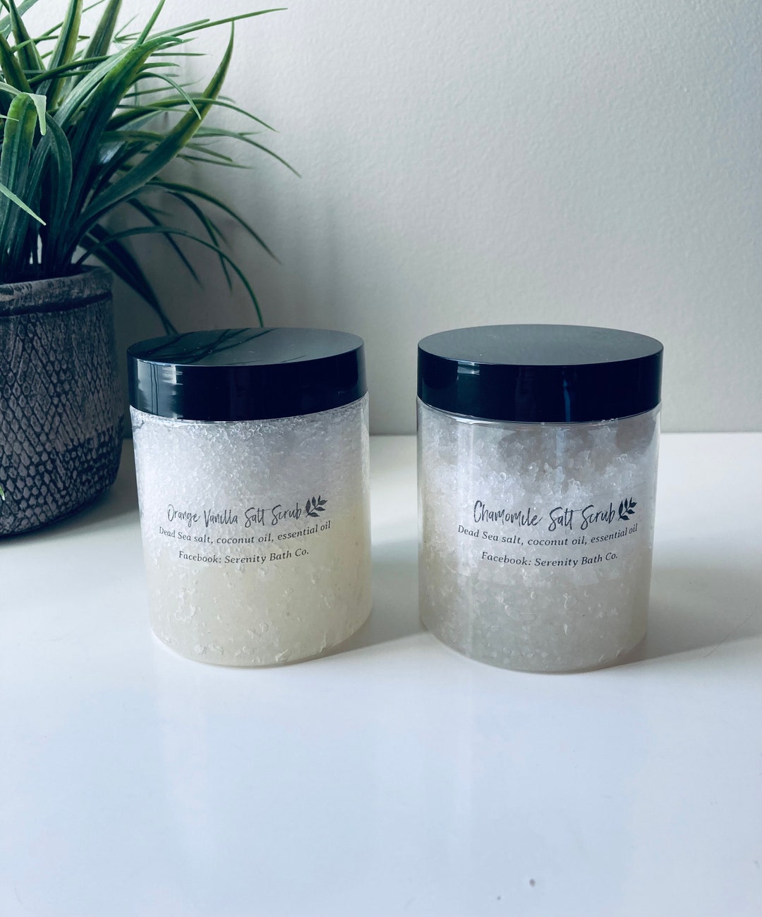 8 Oz Dead Sea Salt Scrubs - Etsy