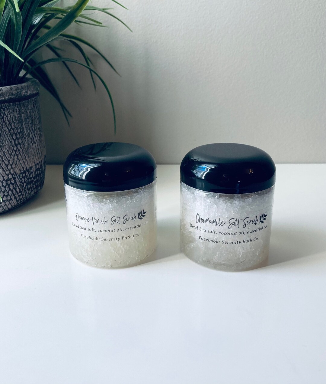 4 Oz Dead Sea Salt Scrubs - Etsy