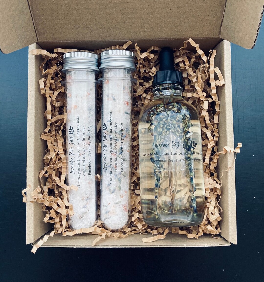 Lavender Mini Bath Gift Box - Etsy