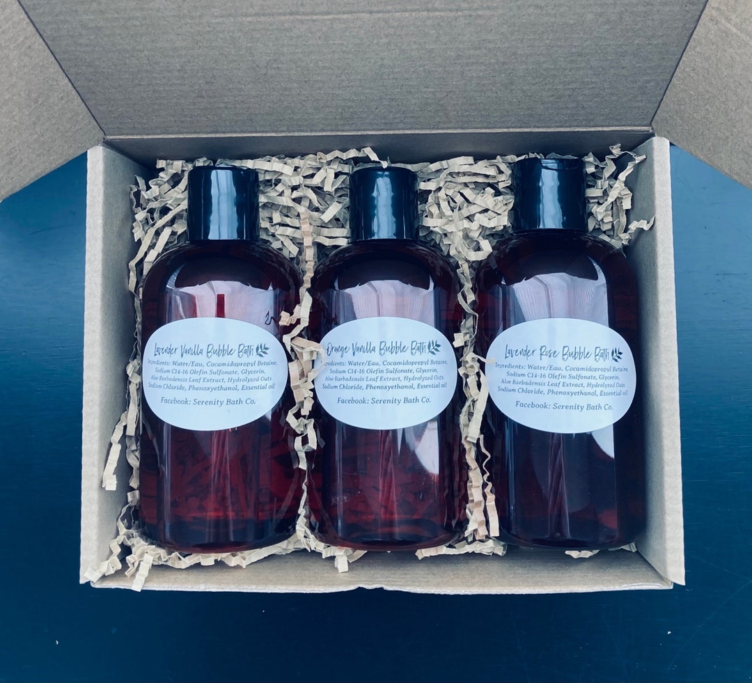 High Foaming Bubble Bath Gift Box - Etsy