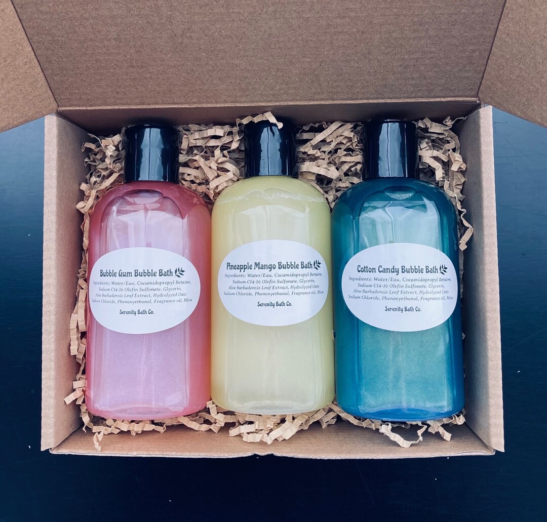 Sweet Bubble Bath Gift Box - Etsy