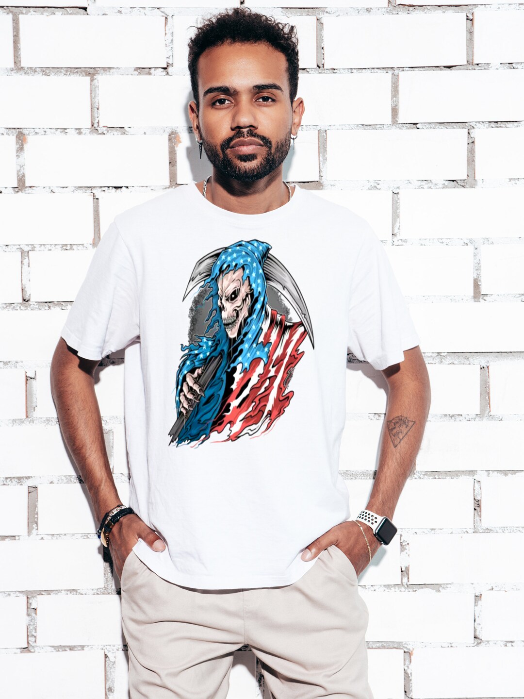 Evil Skull Death Sickle SVG Killer Grim Horror Ghost Tattoo - Etsy ...