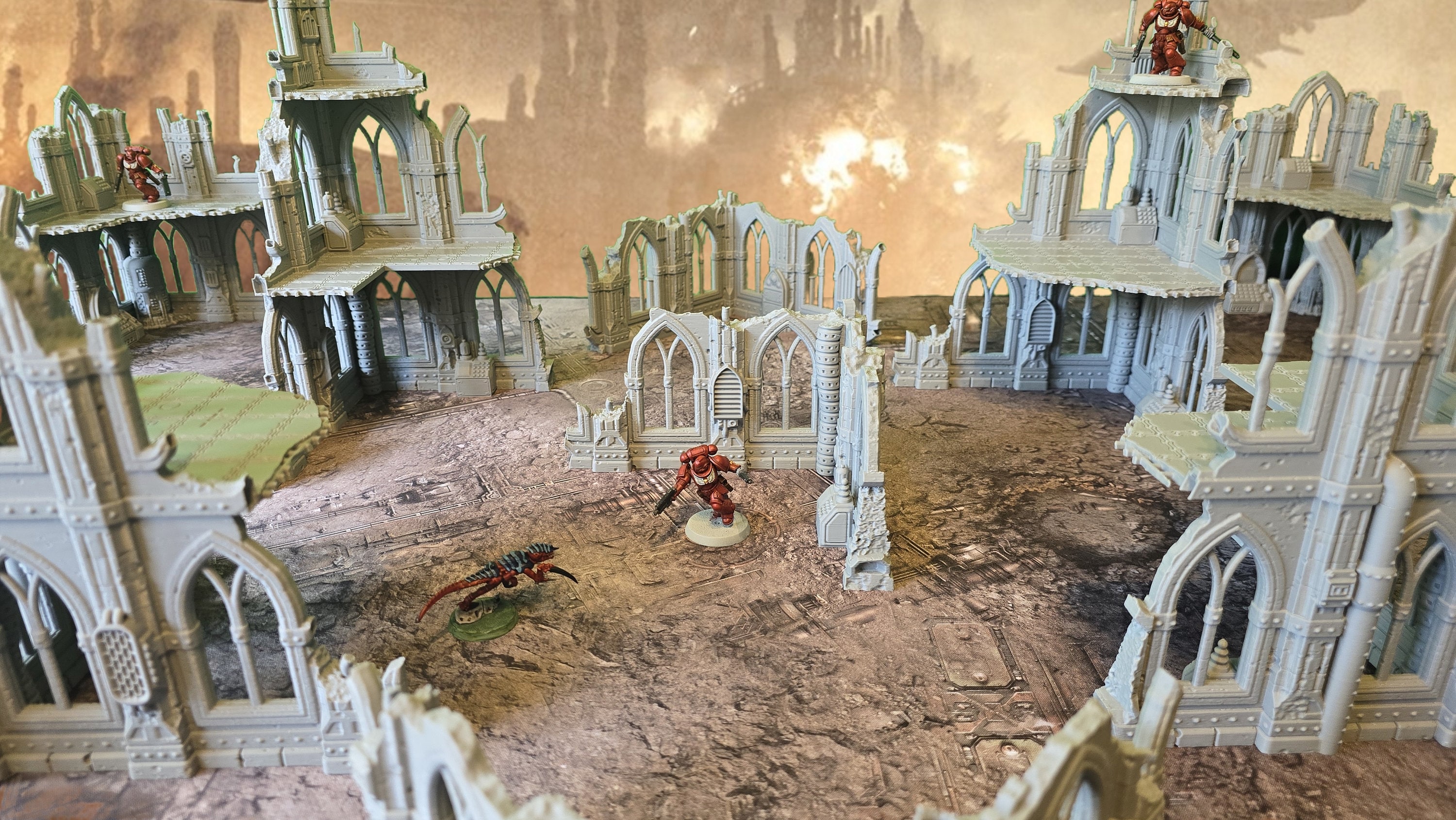 Tabletop Terrain Bundle Gothic Sci-fi Ruins RPG & Wargame Scenery ...