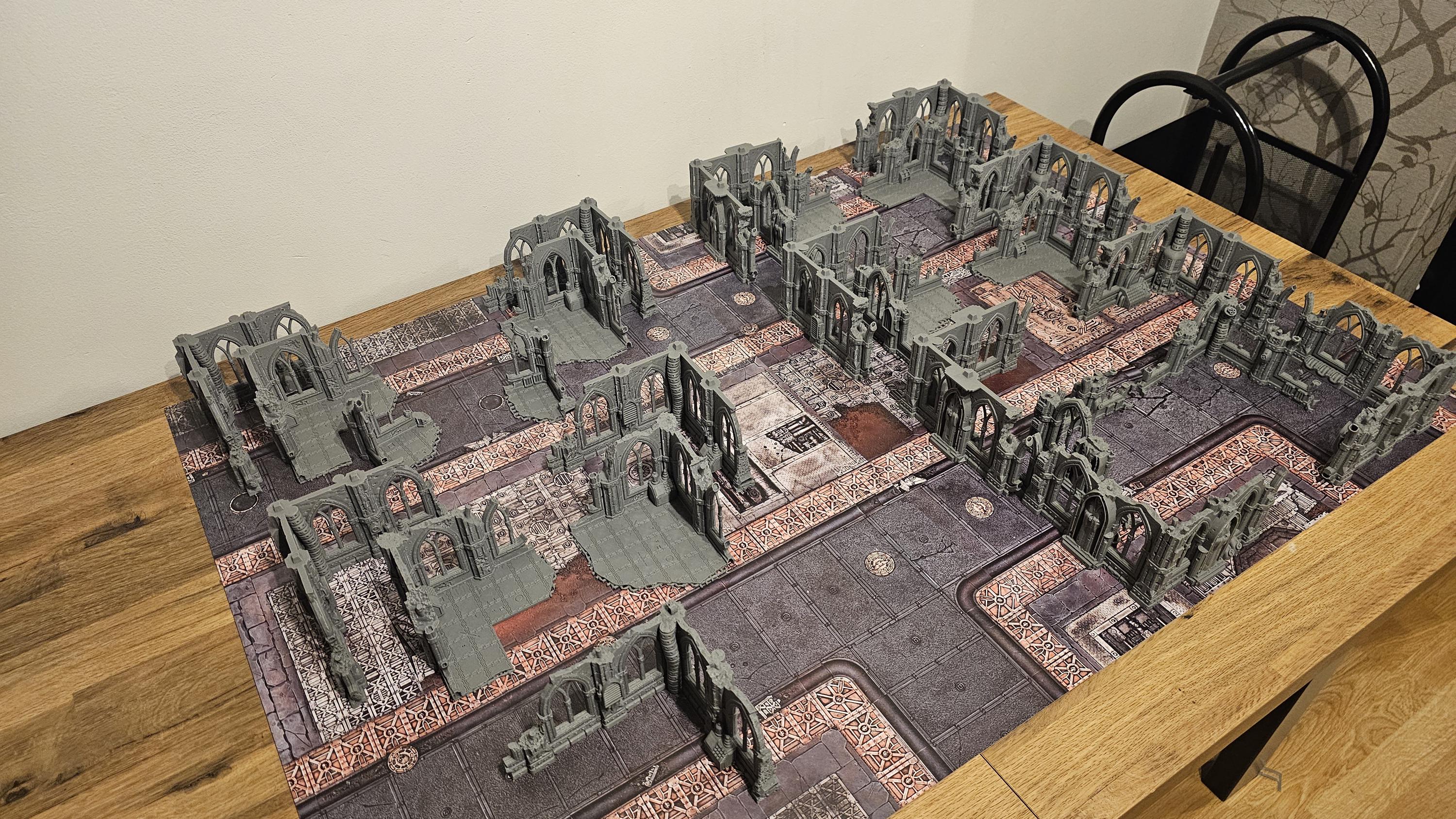 Tabletop Terrain Bundle Gothic Sci-fi Ruins RPG & Wargame Scenery ...