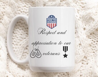 American Butterfly Coffee Mug 11, 15oz, Fourth of July, Independence ...