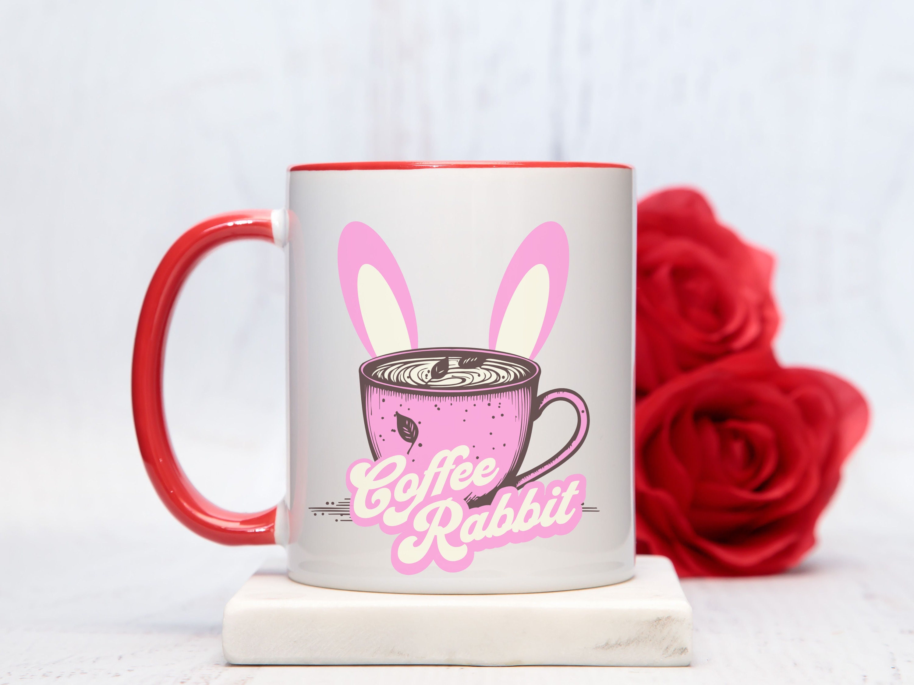 Easter Bunny Mugs, Rabbit, Coffee Mug, Lover, Gift Idea, for Her ...