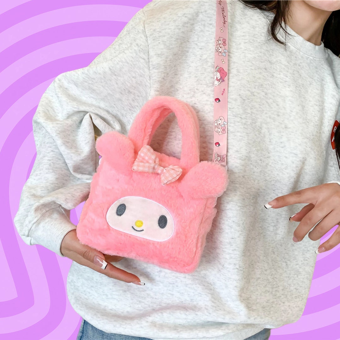 Cute My Melody Handbag Plush My Melody Bag Sanrio Bag Ita - Etsy