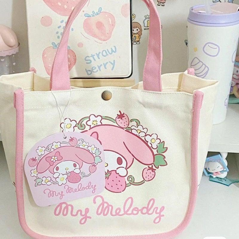 My Melody Tote Bag Sanrio, Ita Bag, Kawaii, Cartoon, My Melody ...