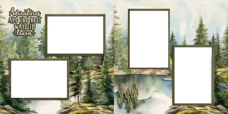 Outside Adventures - EZ Digital Quick Page Bundle - Digital ...