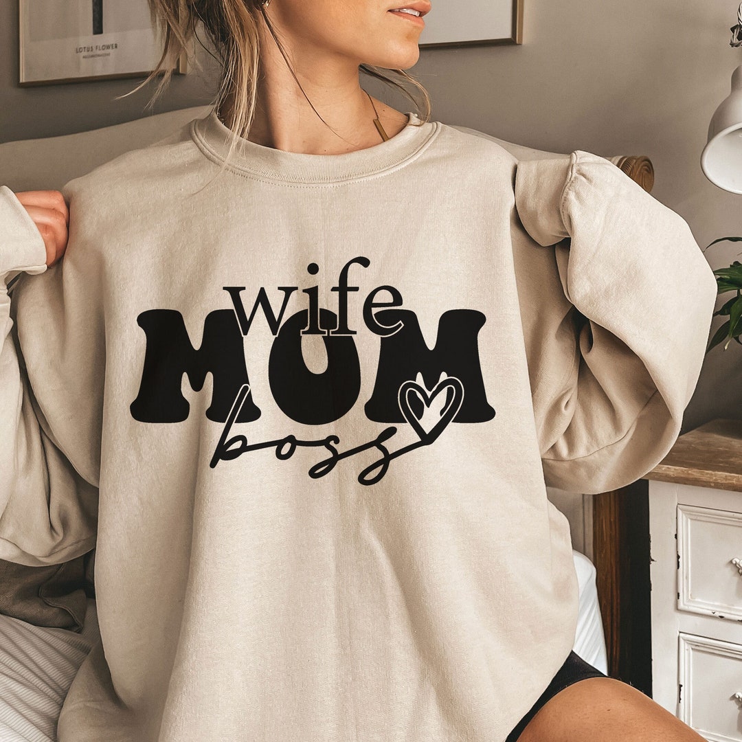 Mom Wife Boss Svg Pngmom Svg Mom Vibes Svg Mom Life Svg Etsy