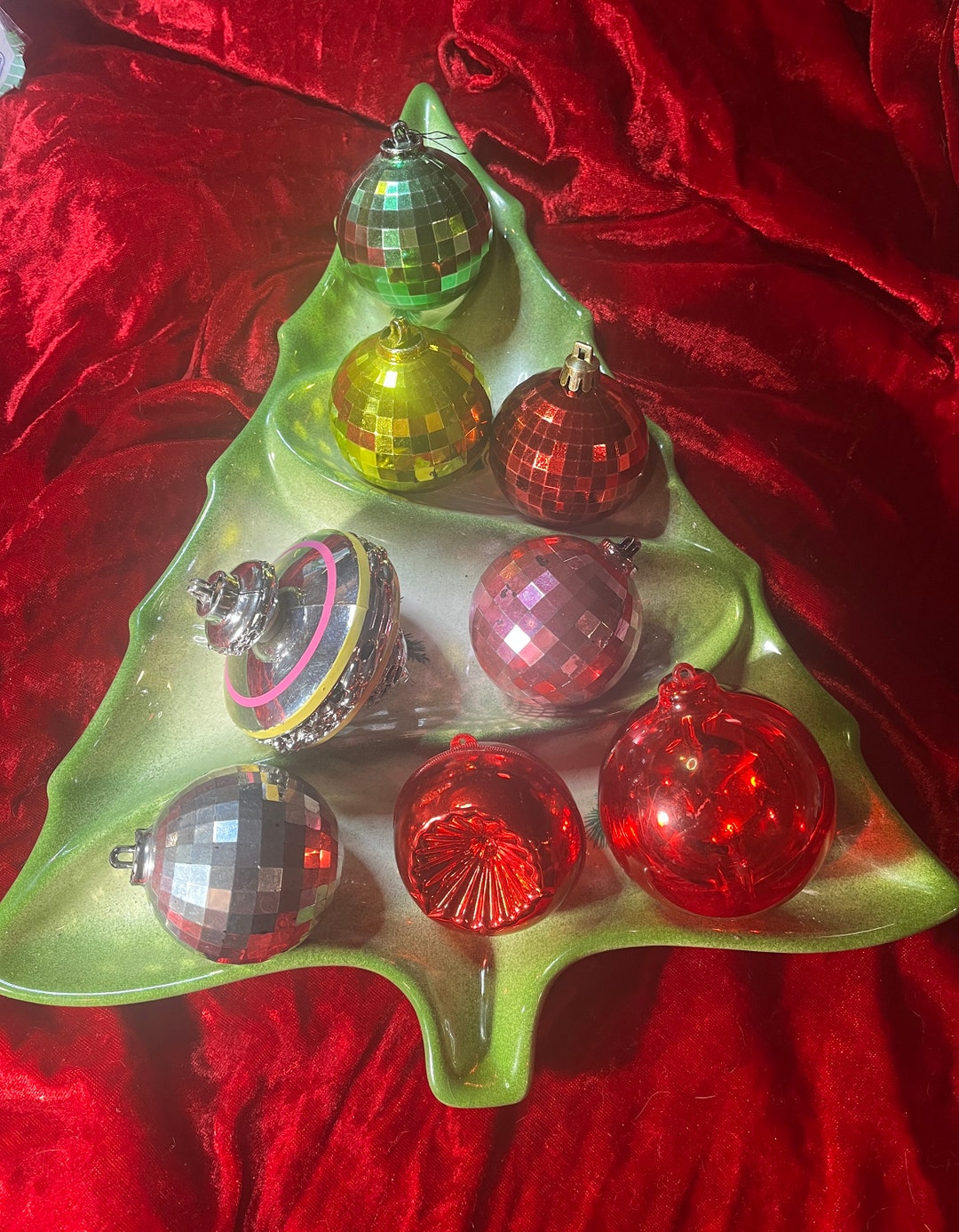 Vintage Disco Ball & UFO Christmas Ornaments - Etsy