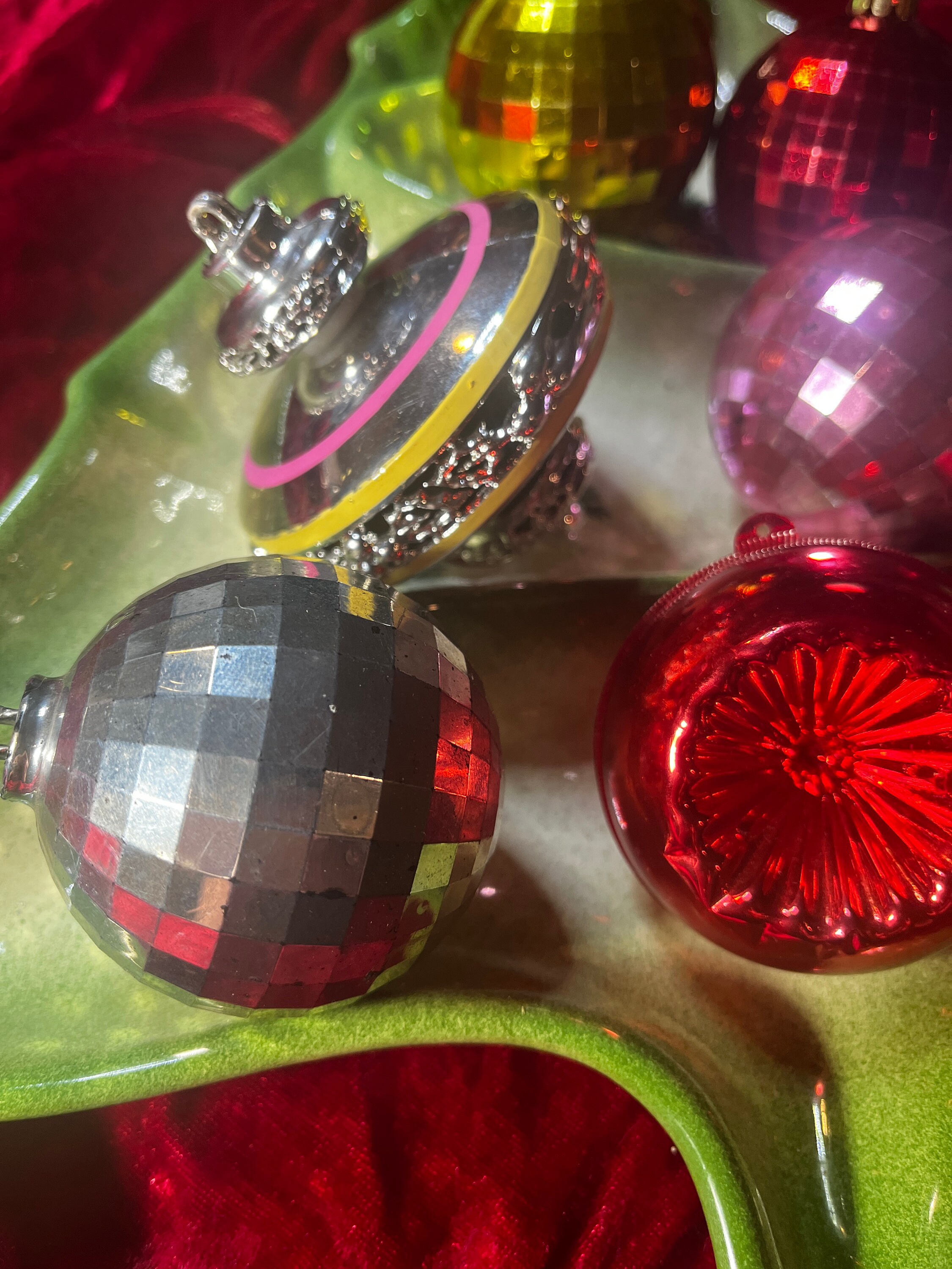 Vintage Disco Ball & UFO Christmas Ornaments - Etsy