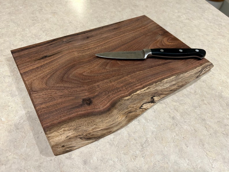 Customizable Solid Black Walnut Cutting Board - Etsy