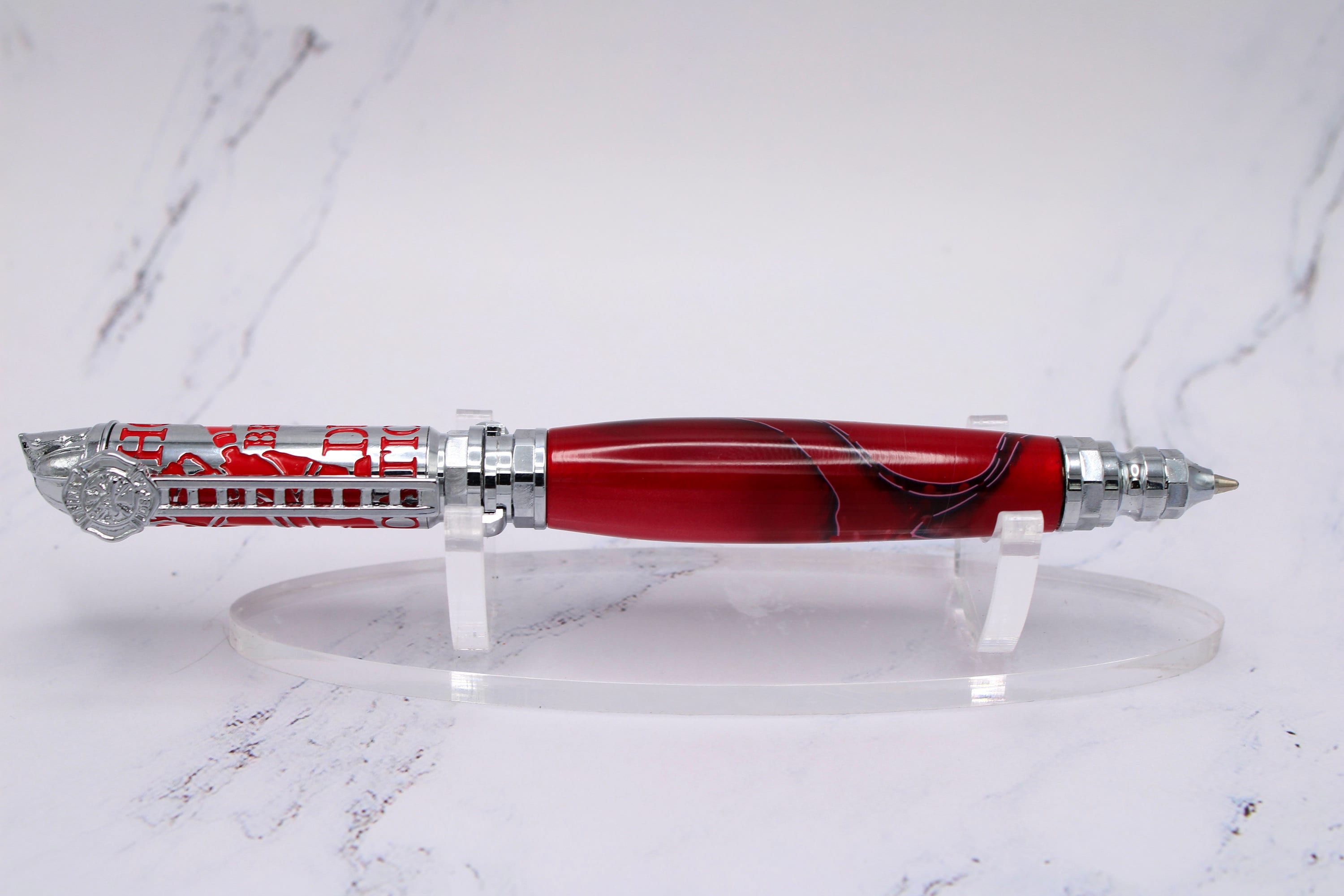 Firefighter "push and Lock" Pen - Etsy