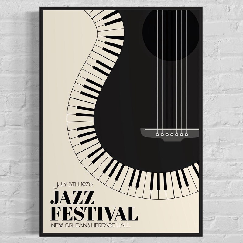 Guitar Poster - Etsy