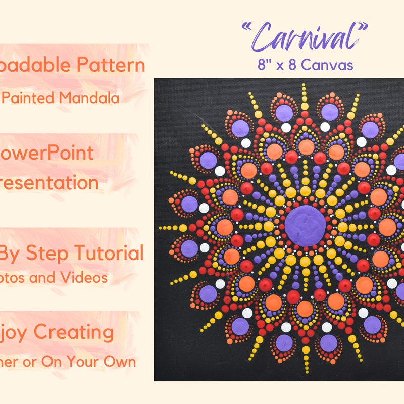 Dot Mandala Pattern - Etsy