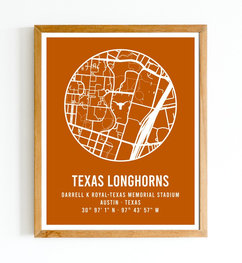 Modern University of Texas at Austin Longhorns Darrell K Royal-texas ...